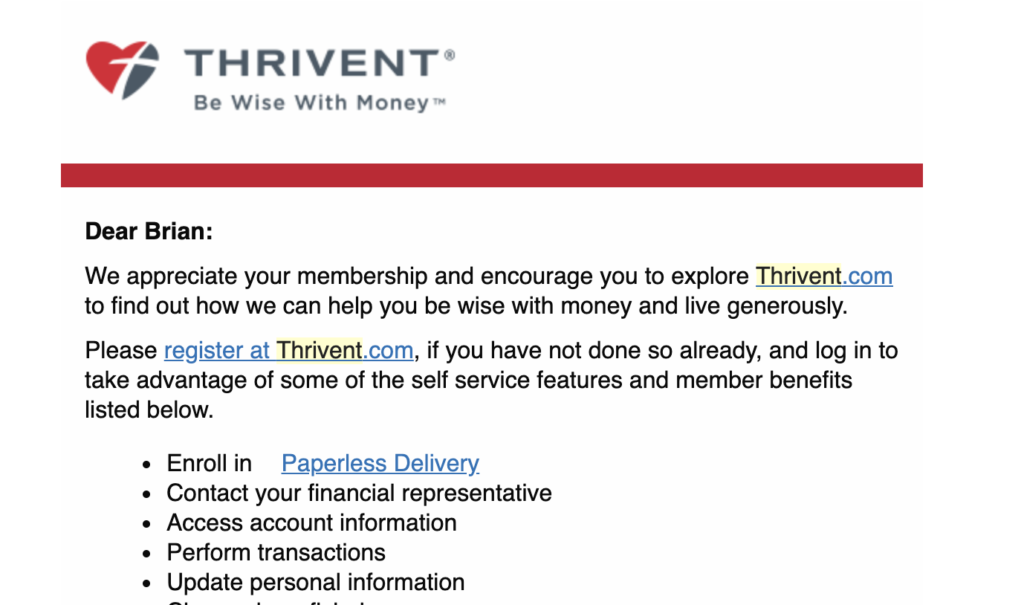 How to become an Associate Member of Thrivent - St. Paul Community ...